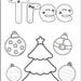 Christmas Coloring and Tracing Worksheets (digital Download) - Etsy