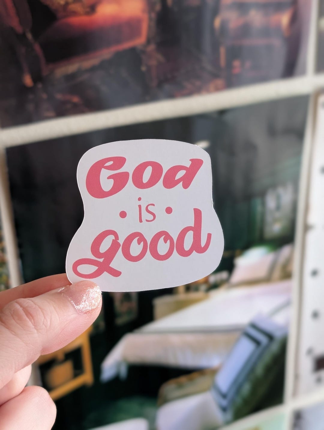 God is Good Christian Die-cut Sticker - Etsy