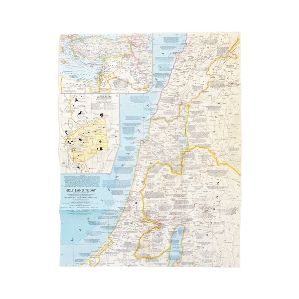 Holy Land Map - Etsy