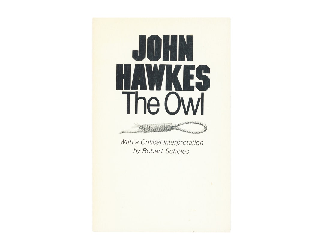 The Owl by John Hawkes / Vintage New Directions Paperback Book - Etsy