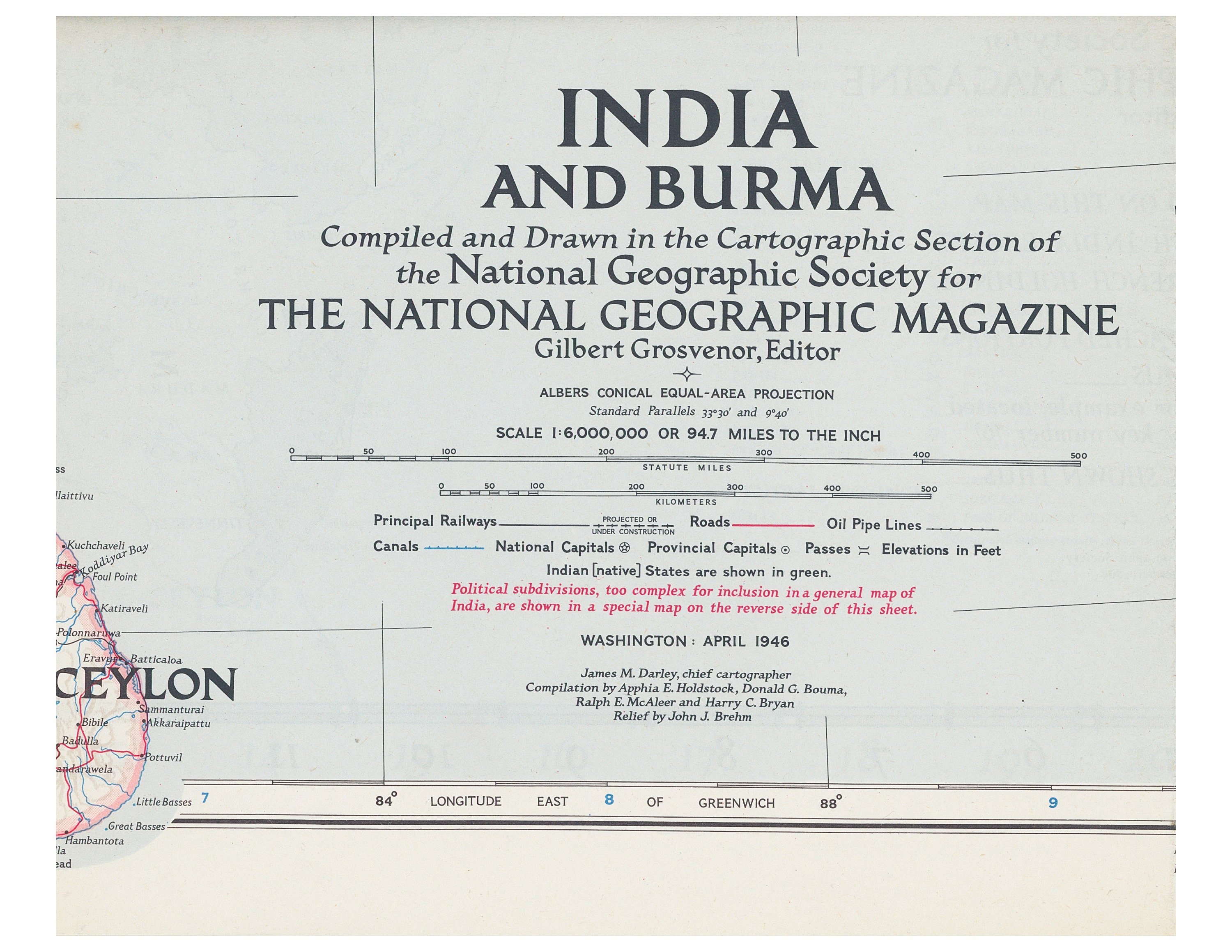 Vintage 1940s India and Burma Map Poster Wall Art - Etsy