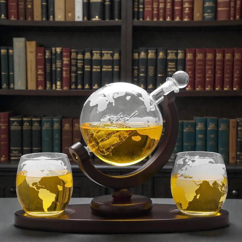 Whiskey Globe Set - Etsy UK
