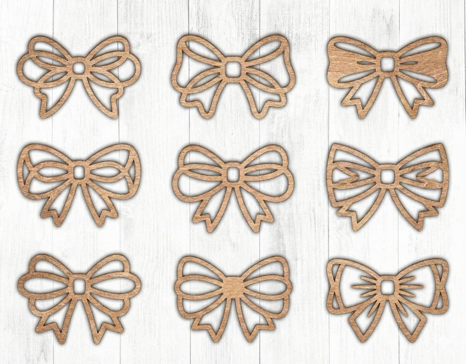 3D Wooden Bow Tie SVG DXF Template for Laser and Cnc Cutting Files - Etsy