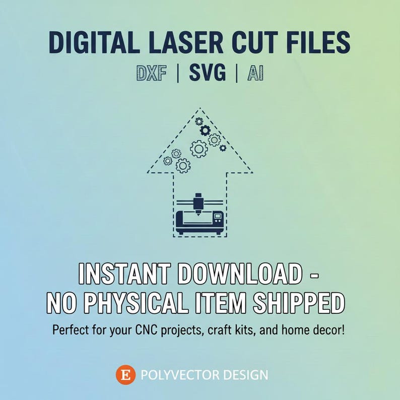 Modern Table & Chair Laser Cut Design Files SVG DXF, Cnc Ready ...