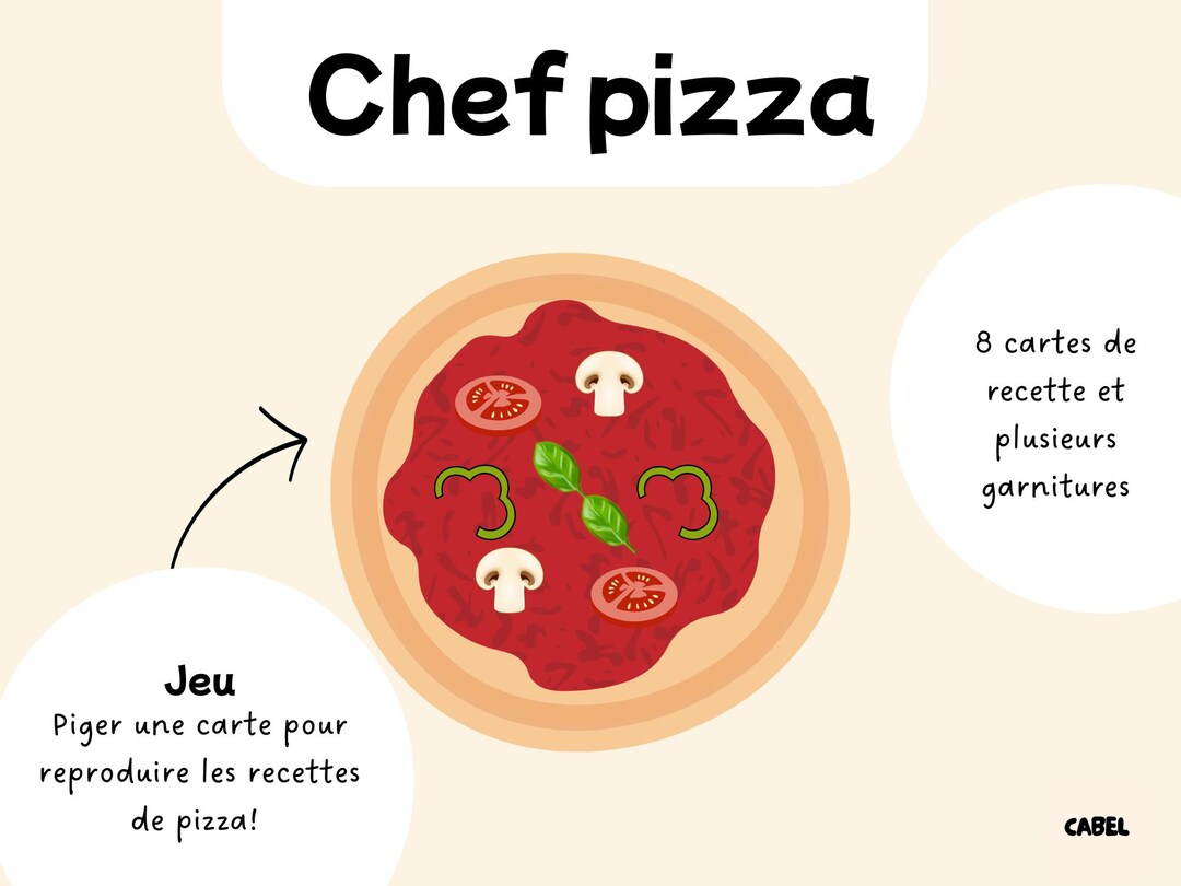 Pizza Manipulation Game - 8 Recipe Cards to Recreate - Printable PDF - Etsy