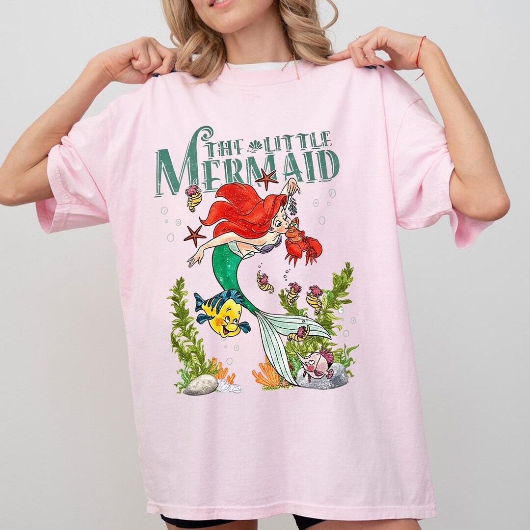 Princess Ariel PNG Frame Bow Coquette Style Shirt Design File DIGITAL ...