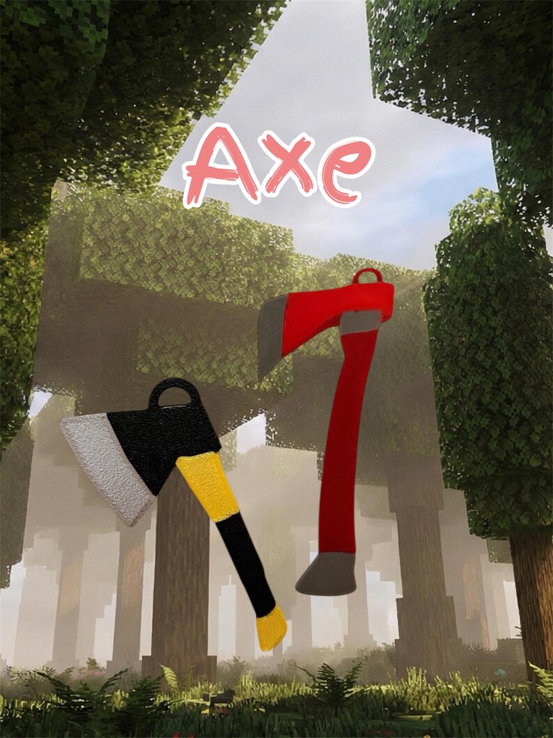 99 Nights in the Forest Inspired Axe Collection | Made by Roblox Fan ...