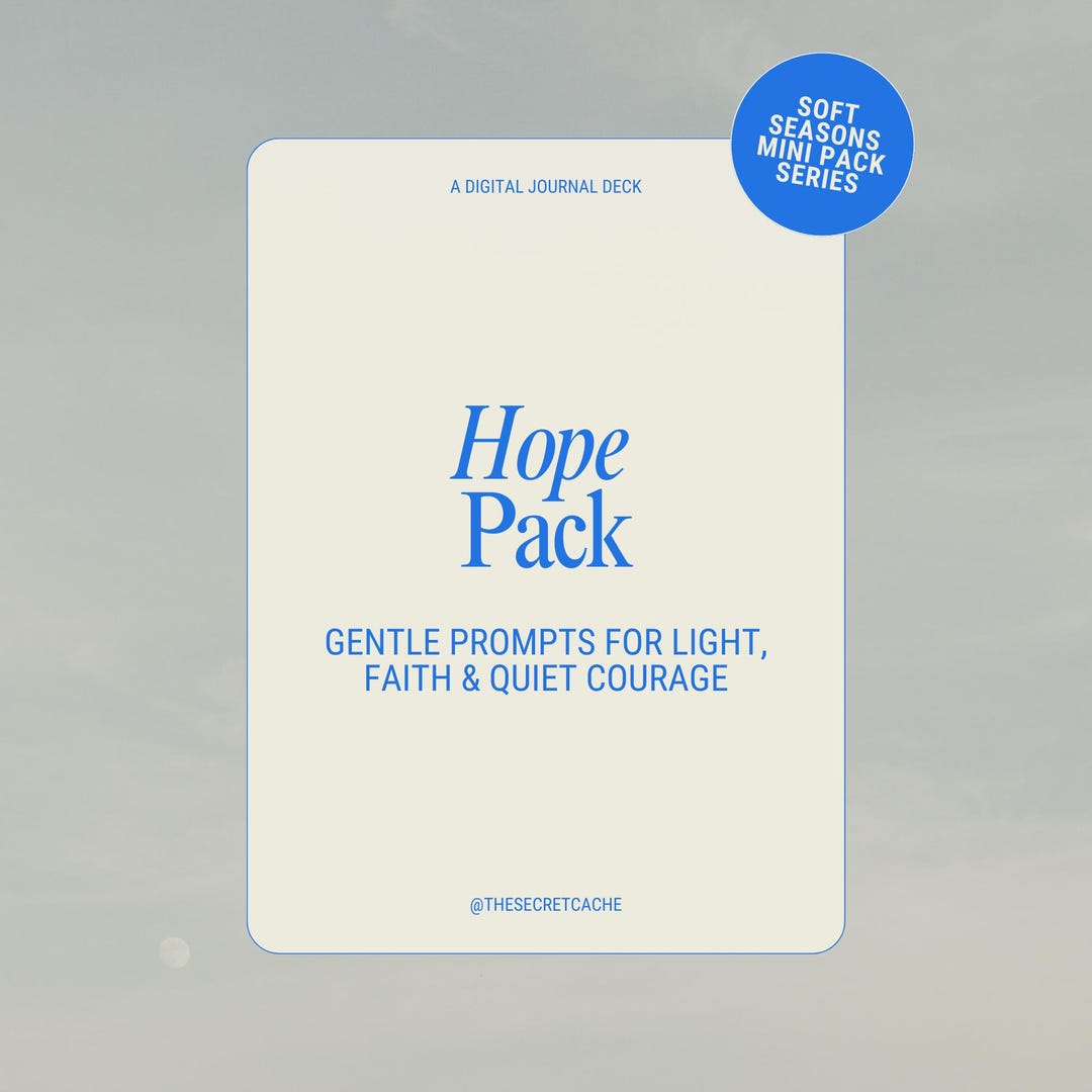 Hope Pack | Gentle Prompts for Light, Faith & Quiet Courage | Digital ...
