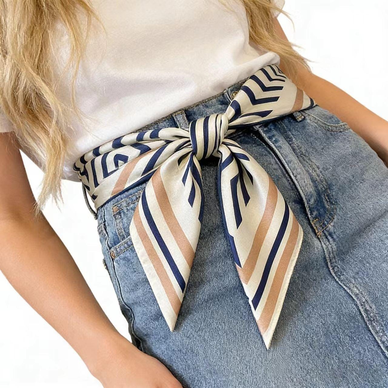 100% Mulberry Silk Square Scarf – Luxury Small Silk Scarf for Hair ...