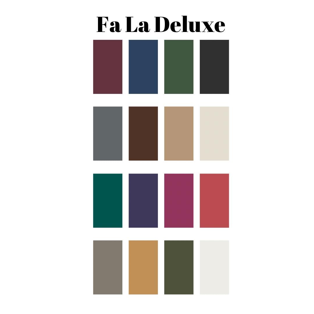 Fa La Deluxe Color Palettes Bundle Digital Download, Jewel Tones, Bold ...
