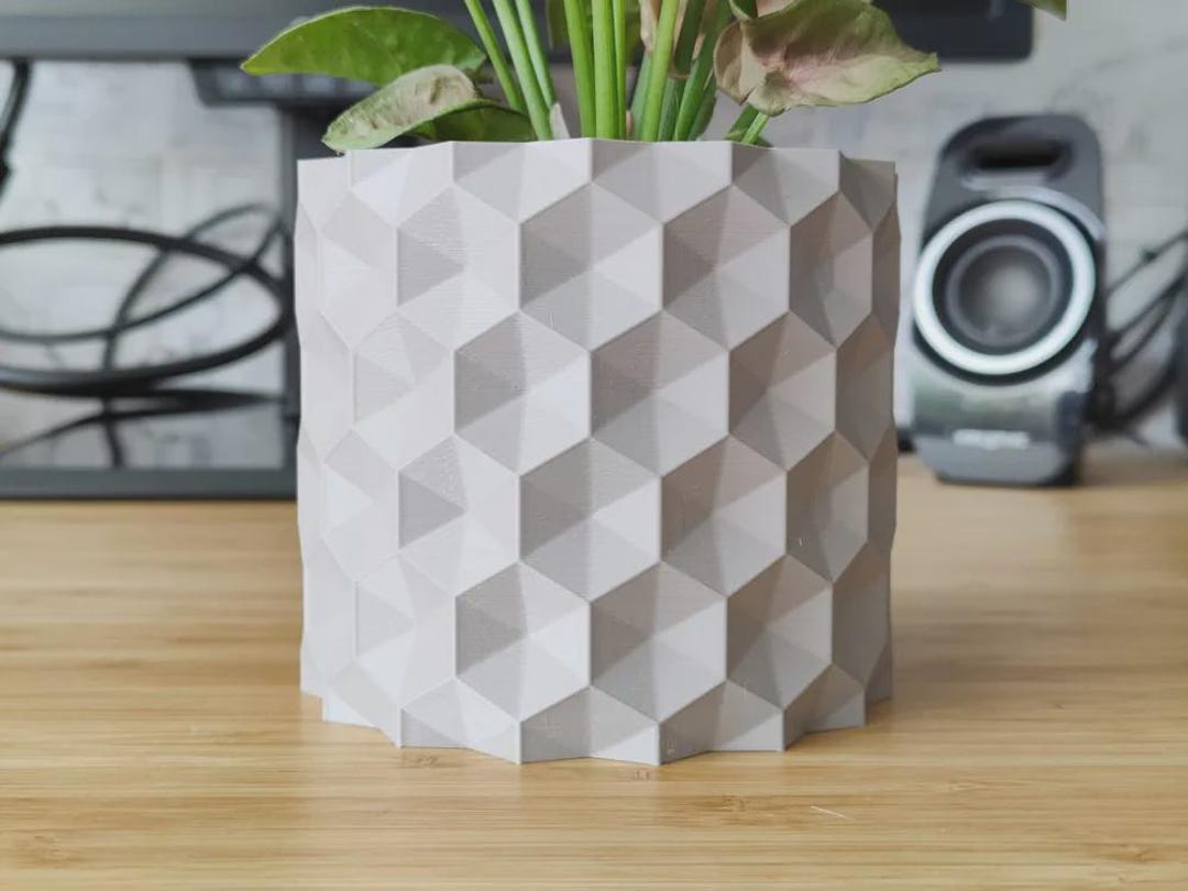 Inverted Hexagonal Plant Pot Planter - Etsy