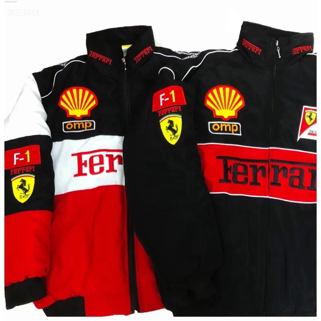 FERRARI RACING JACKET Embroidered Ferrari Racing Jacket Authentic ...