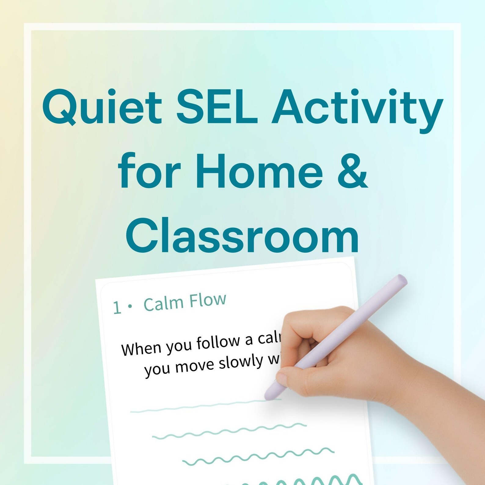 Calm Activity Printable for Kids (ages 3–6) | Gentle Emotional Learning ...