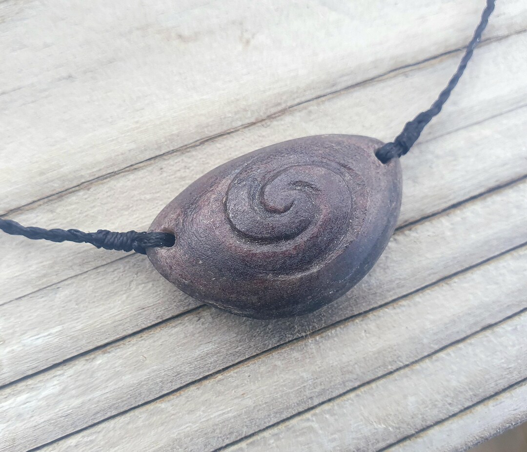 New Zealand Aroha Stone, With Maori Koru Galaxy Engraving - Etsy