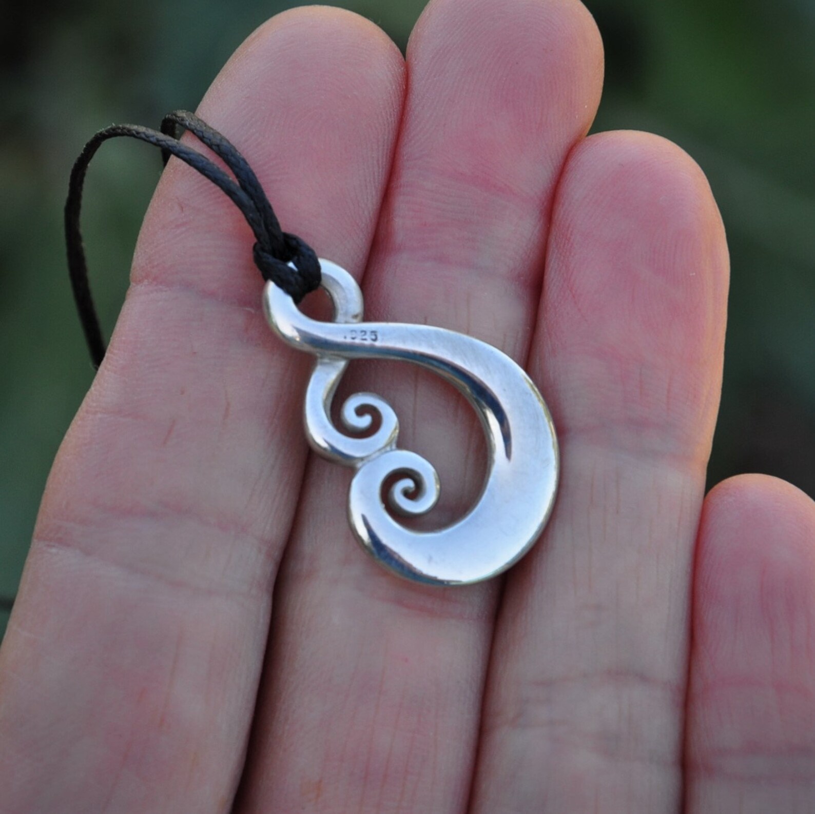 Maori Love Symbol ~solid Sterling Silver Koru~ New Zealand Hand Made ...
