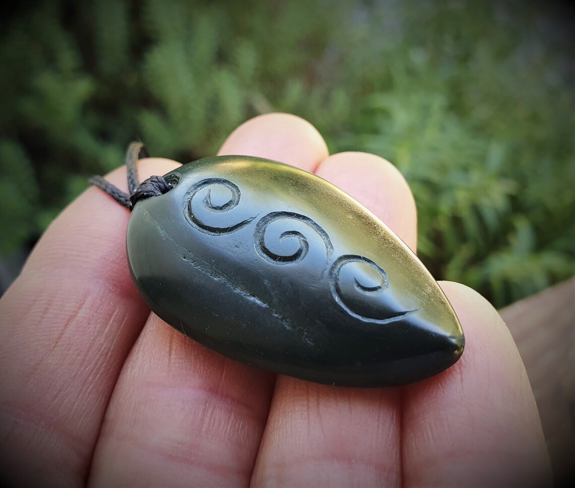 New Zealand Greenstone or Pounamu River Stone Unity With Love - Etsy