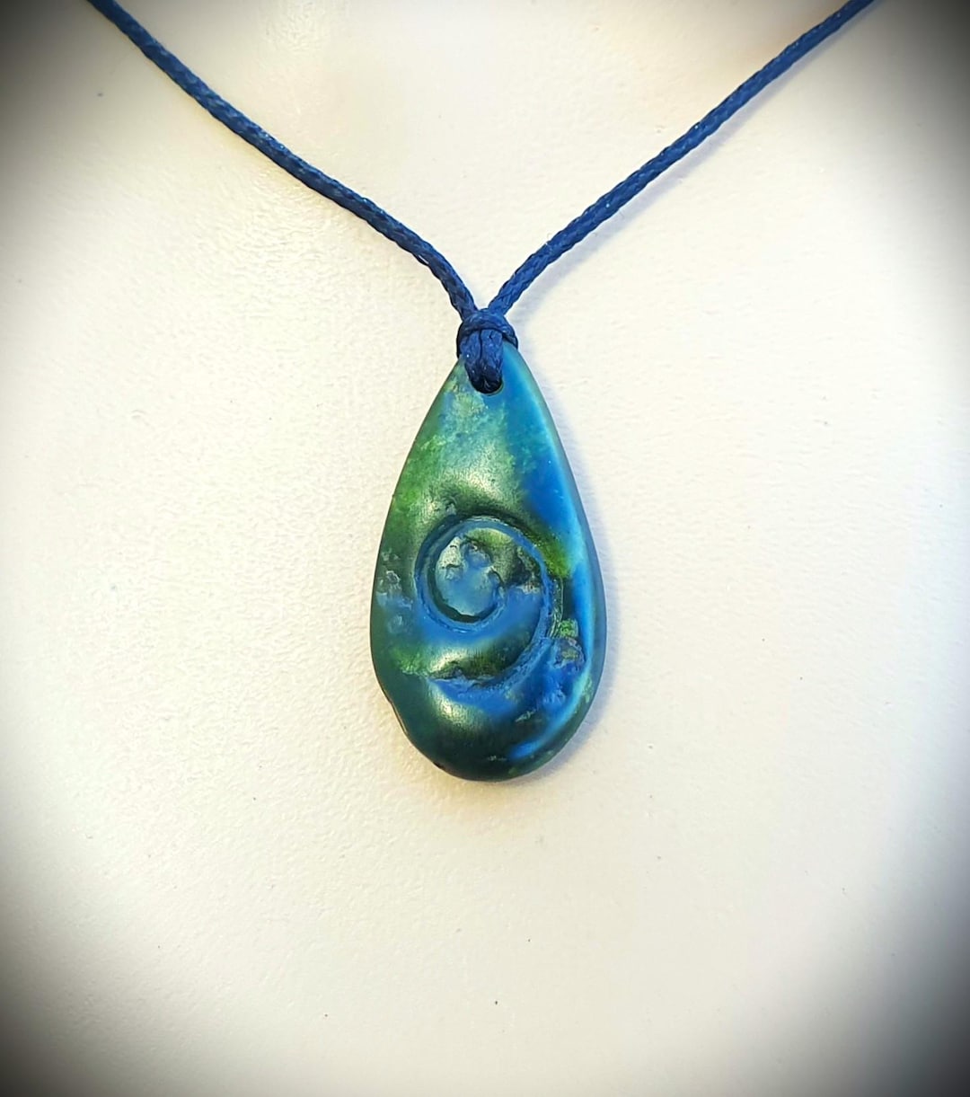Greenstone or Pounamu River Stone New Zealand Pendant ~with Hand ...