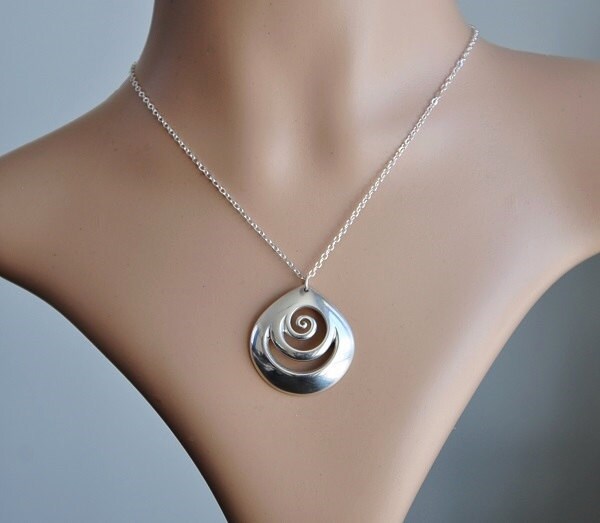 Maori Koru in Solid Sterling Silver 925 Pendant . Hand Crafted - Etsy