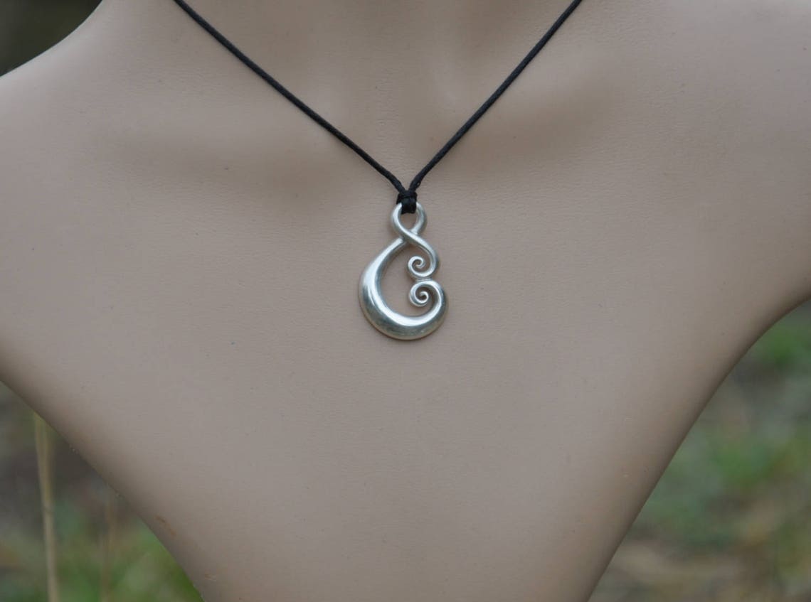 Maori Love Symbol ~solid Sterling Silver Koru~ New Zealand Hand Made ...