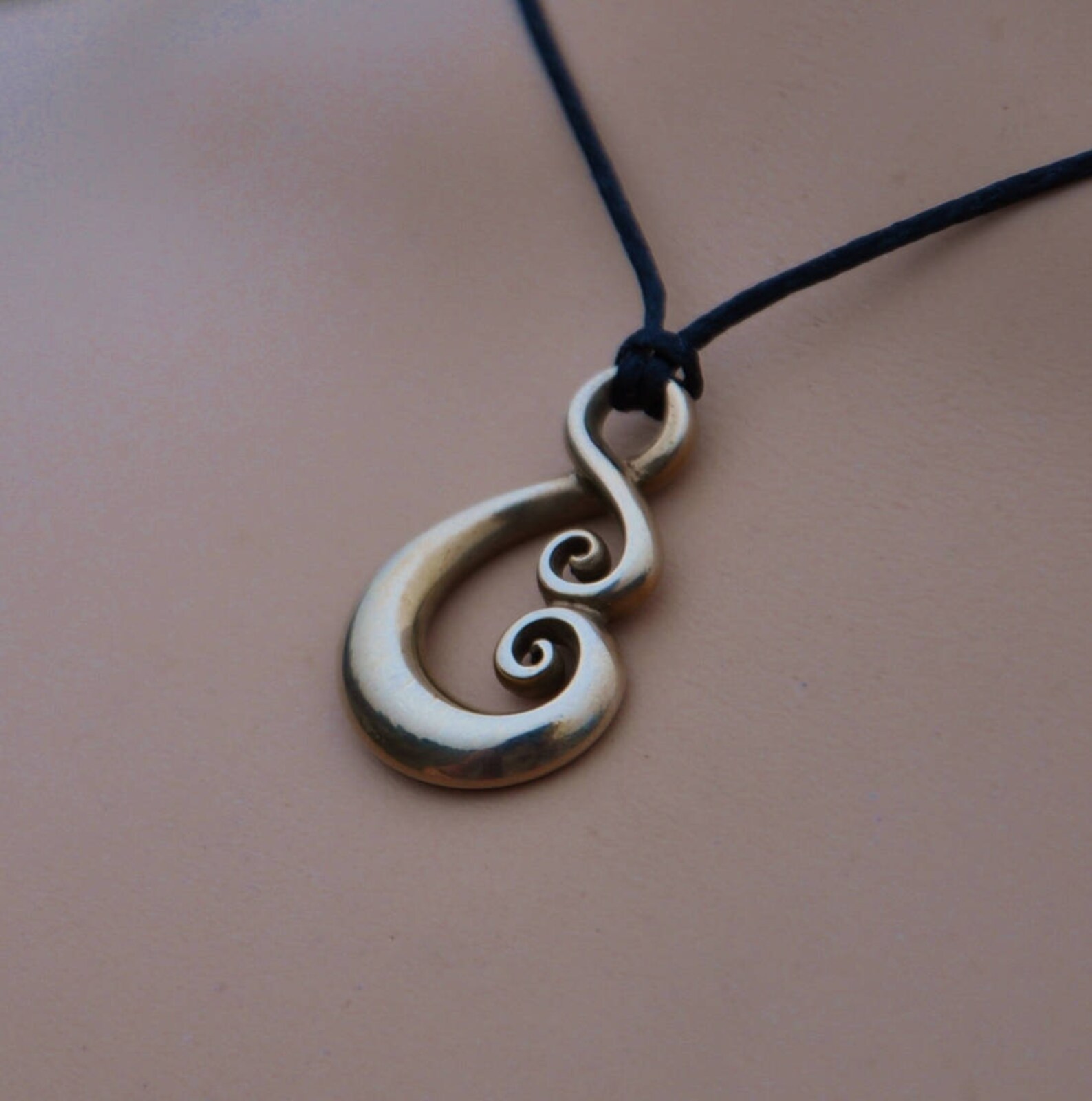 Maori Koru Love Symbol in Solid Bronzehand Crafted in New - Etsy