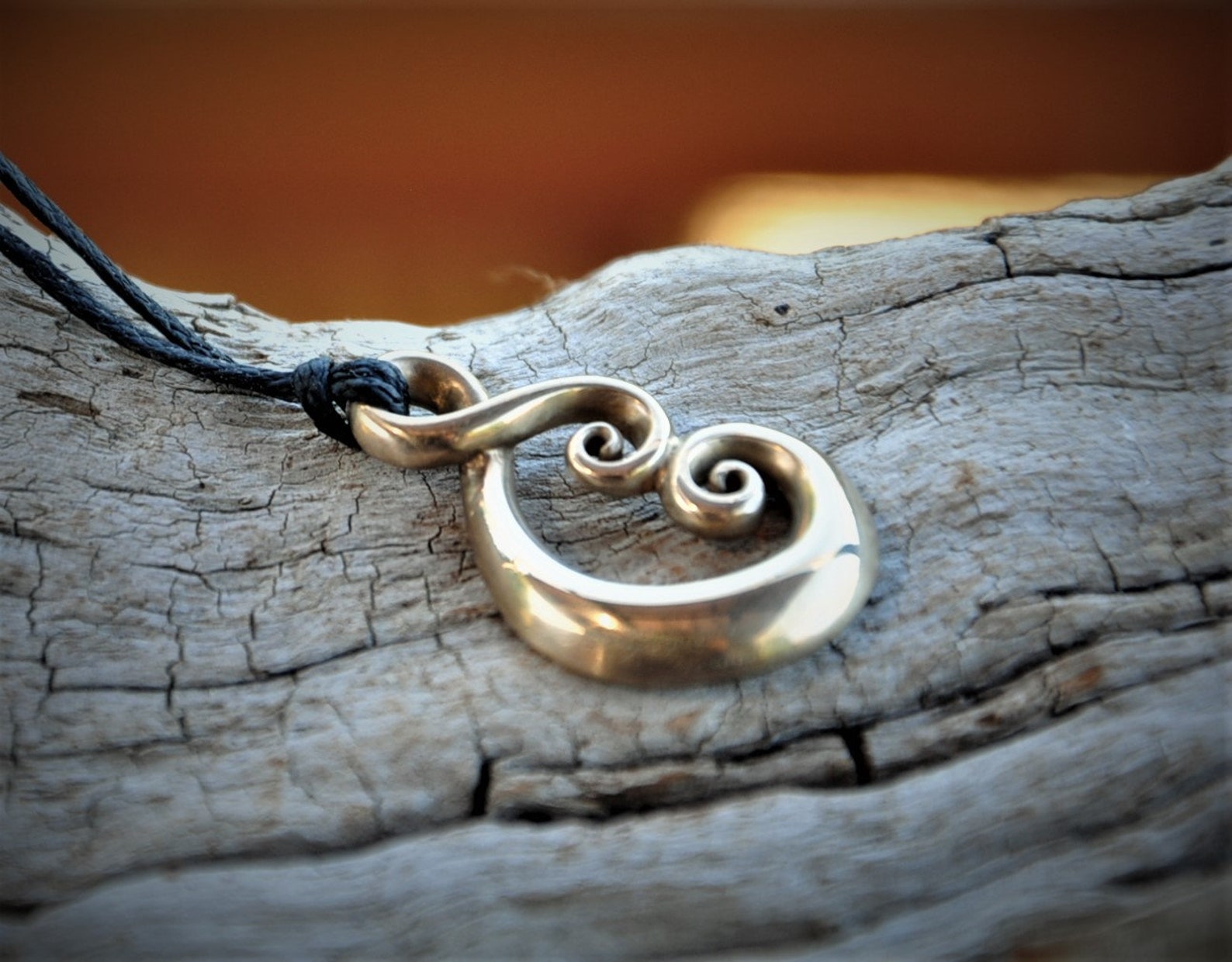 Maori Koru Love Symbol in Solid Bronzehand Crafted in New - Etsy