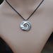 Sterling Silver Koru Wave Pendant Connections With the Ocean. - Etsy ...