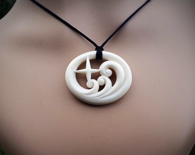 Sterling Silver Maori Koru Pendant Wave Pendant, Connections With the ...
