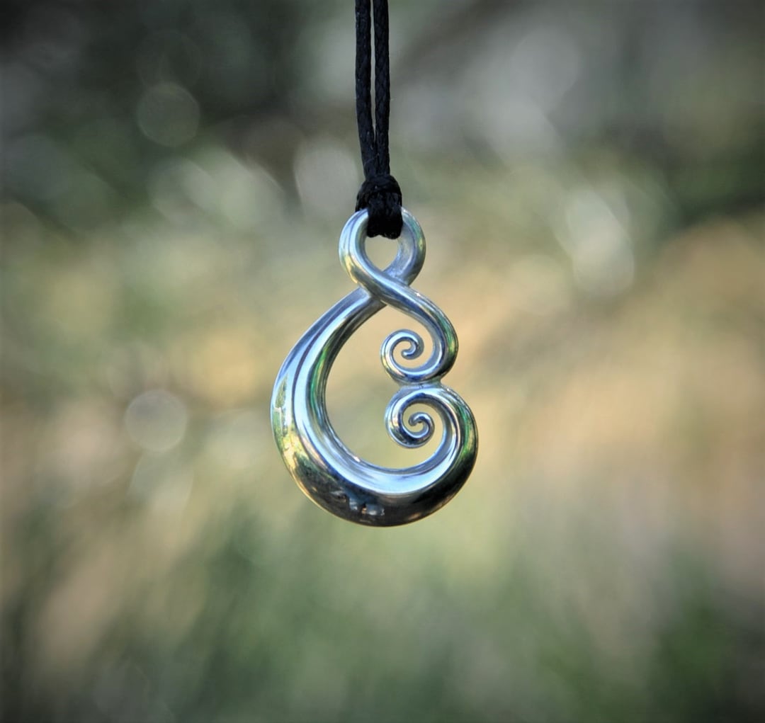 Maori Love Symbol ~solid Sterling Silver Koru~ New Zealand Hand Made - Etsy