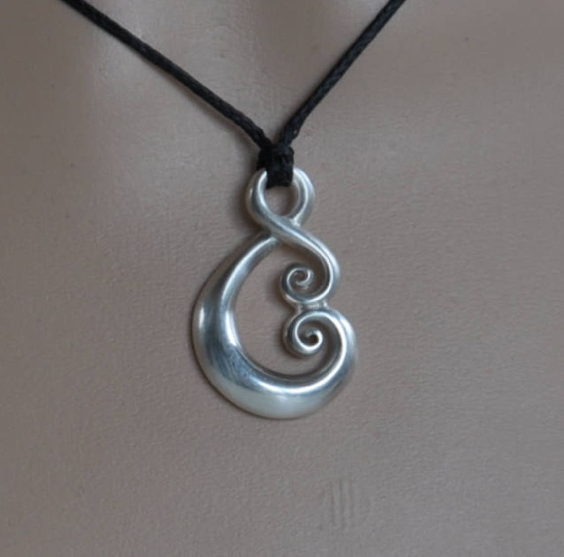 Maori Love Symbol ~solid Sterling Silver Koru~ New Zealand Hand Made - Etsy