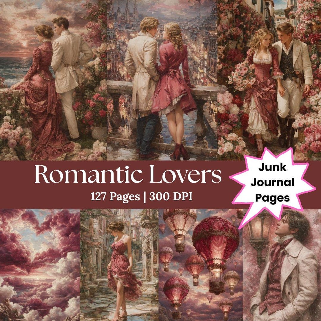 Romance Journal Valentine Paper, Romantic Page, Valentine Day Junk ...