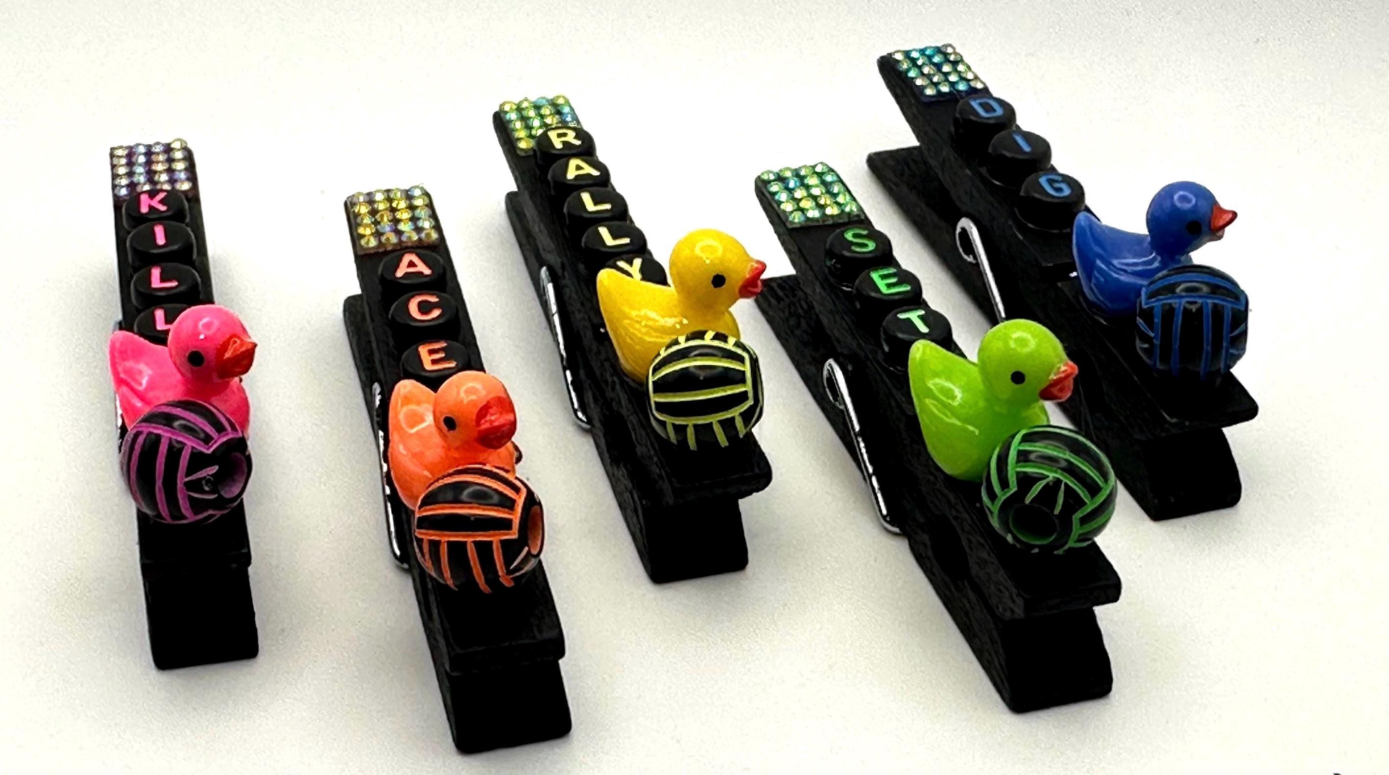 Volleyball Spirit Clips—volleyball Terms Neon Nights - Etsy