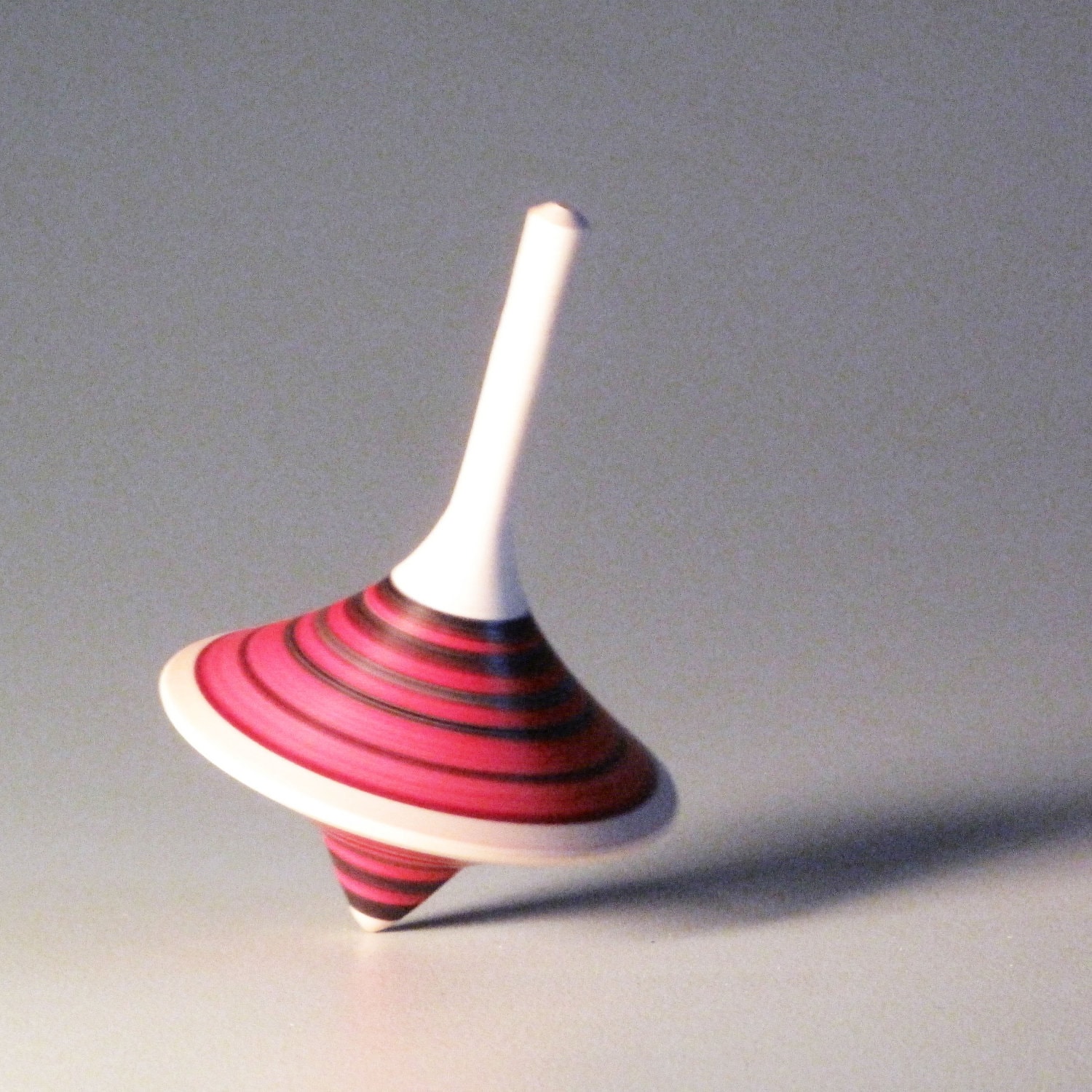 Red & Black Funnel Shaped Spinning Top - Etsy