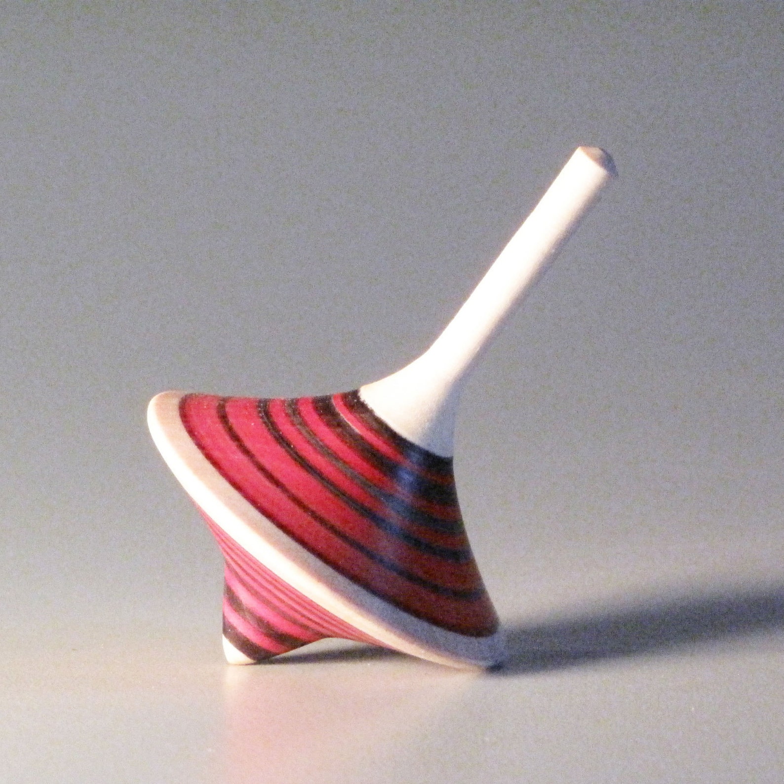 Red & Black Funnel Shaped Spinning Top - Etsy