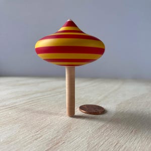 Turnip Shaped Toy Spinning Top - Etsy