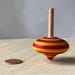 Turnip Shaped Toy Spinning Top - Etsy