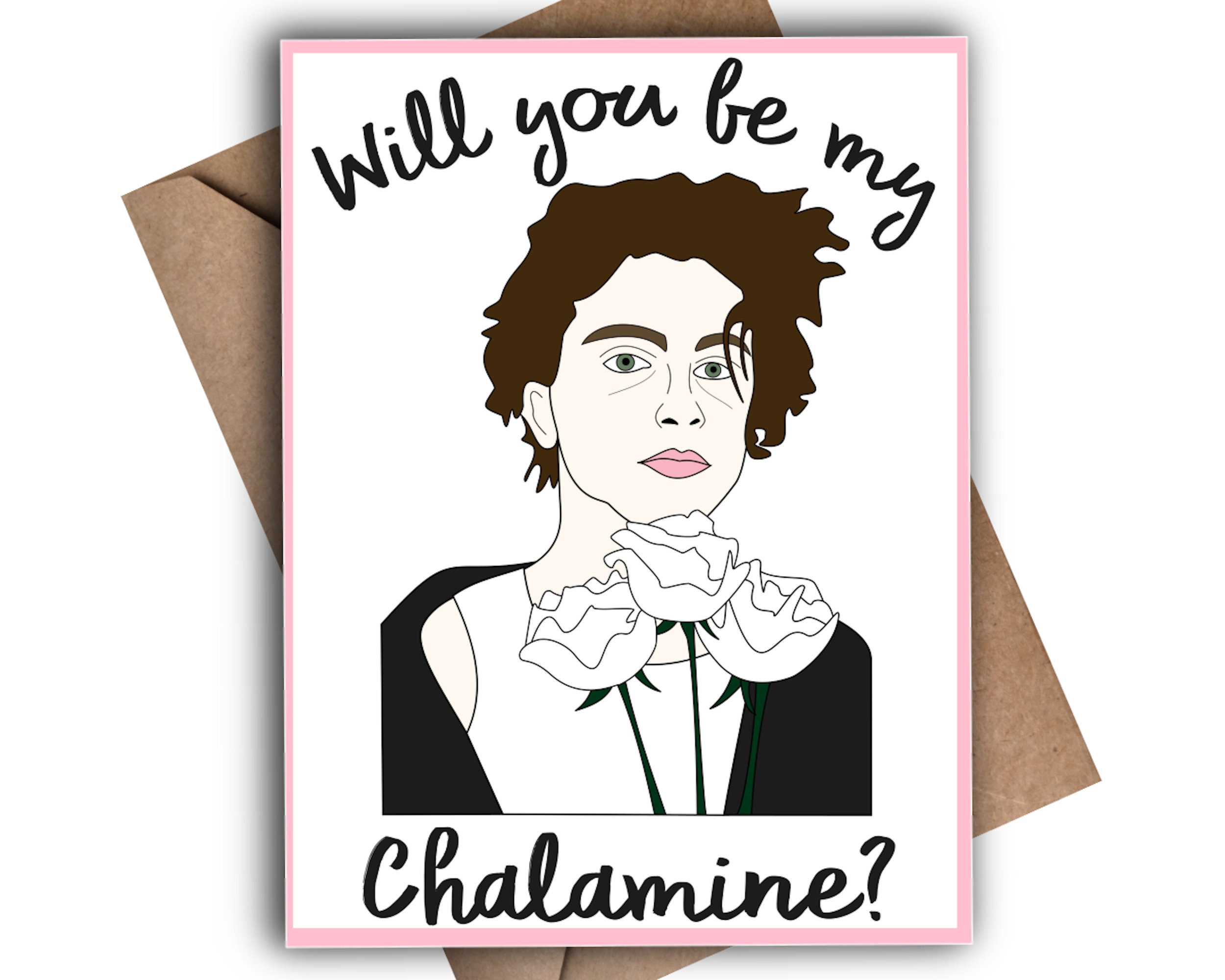 Timothee Chalamet Greeting Card Valentine's Day - Etsy
