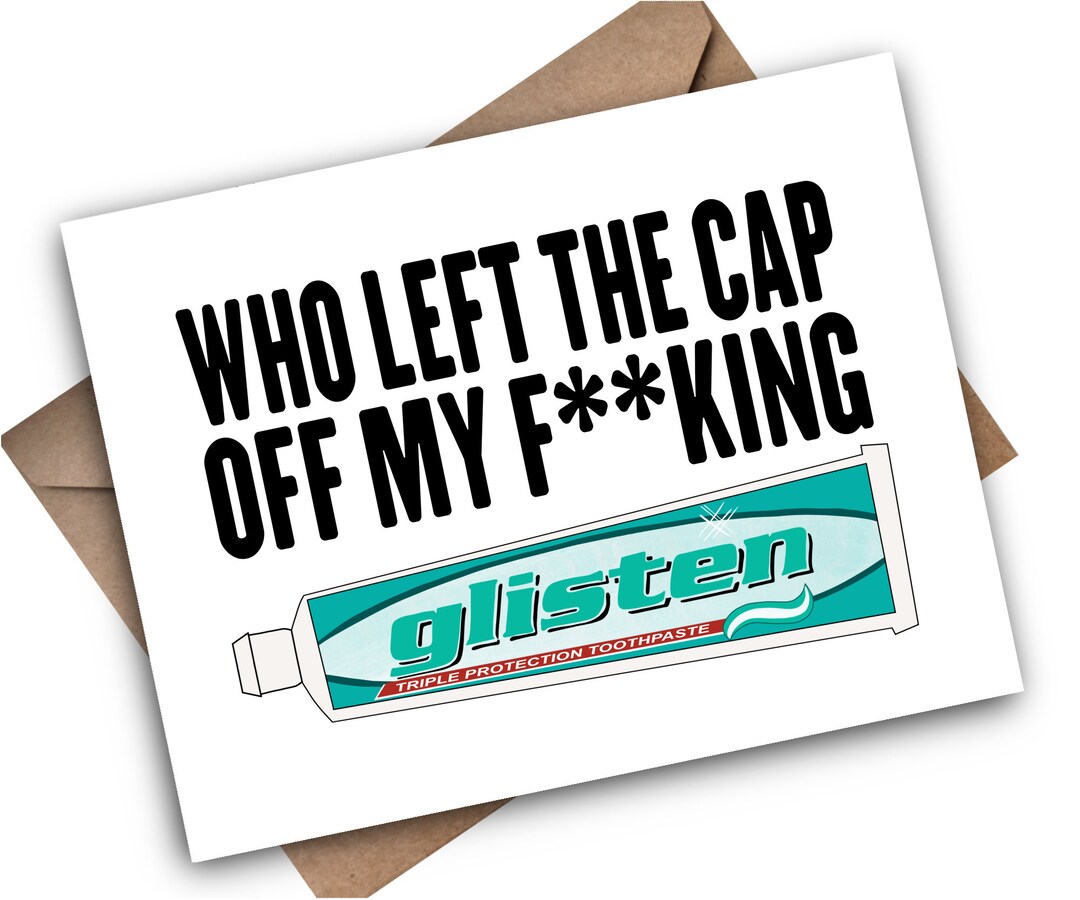 Arrested Development Greeting Card Featuring Glisten Toothpaste, Gift ...