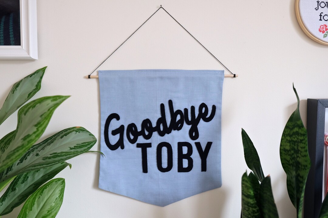 The Office Goodbye Toby Wall Hanging Multiple Colors Gift Home Decor - Etsy