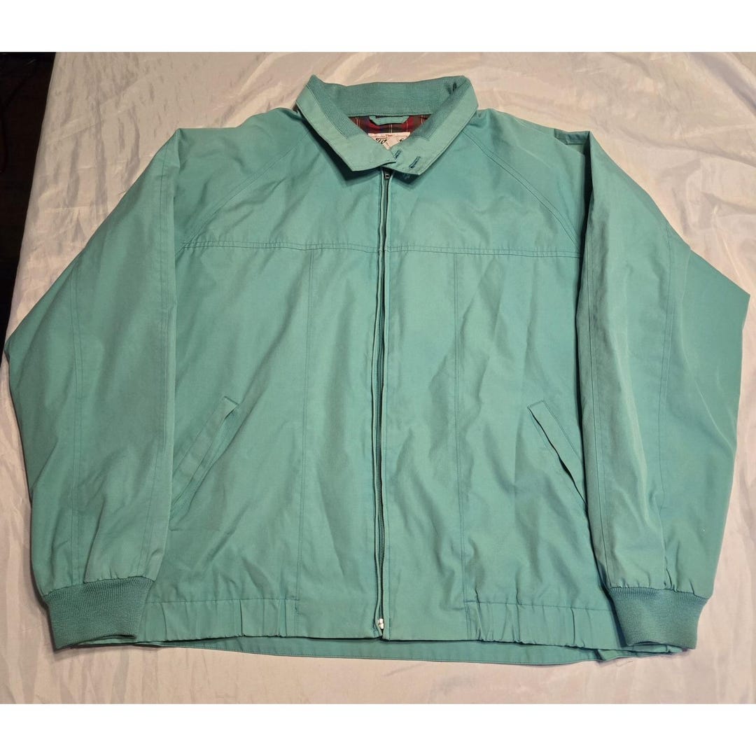 Vtg Mens Titleist Collection Golf Jacket Coat Size XL 48-50 Green Adj ...