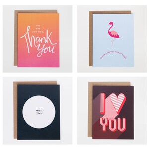 ANY 4 CARDS Variety Pack Cards - Etsy