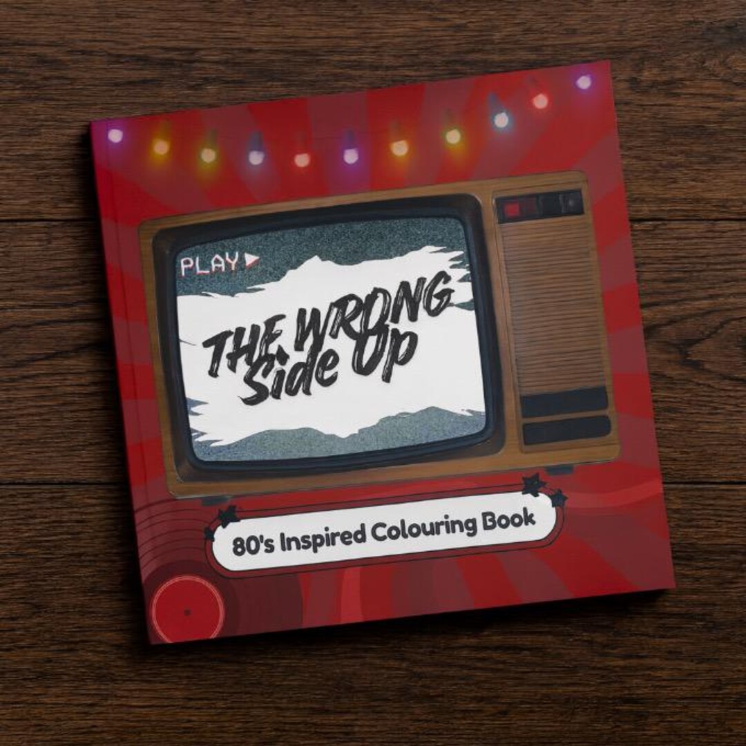 The Wrong Side up - 80’s Inspired Colouring Book - Etsy