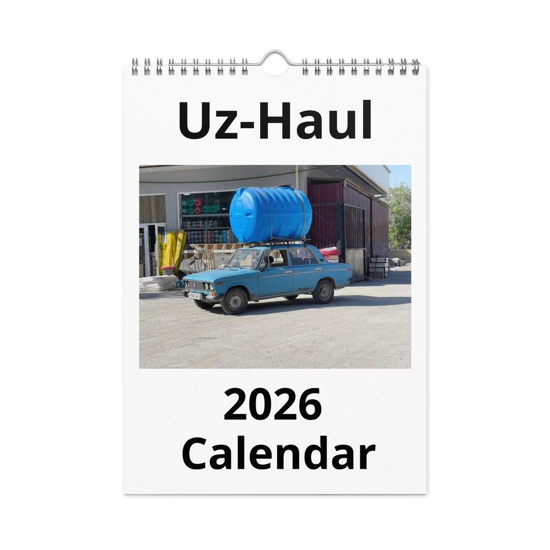 Uzbekistan Uz-haul 2026 Wall Calendar - - Etsy