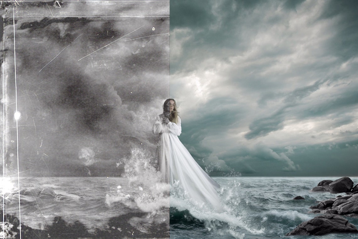 Vintage Photo Overlay Bundle Digital Texture Pack Artists ...