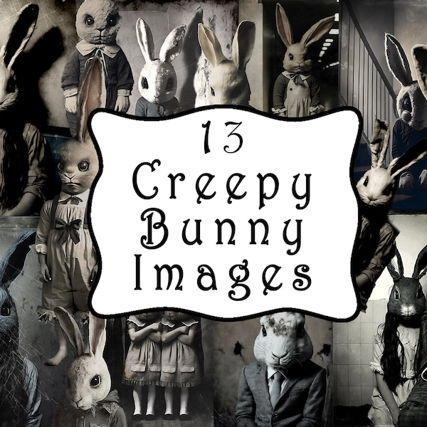 Creepy Bunny - Etsy