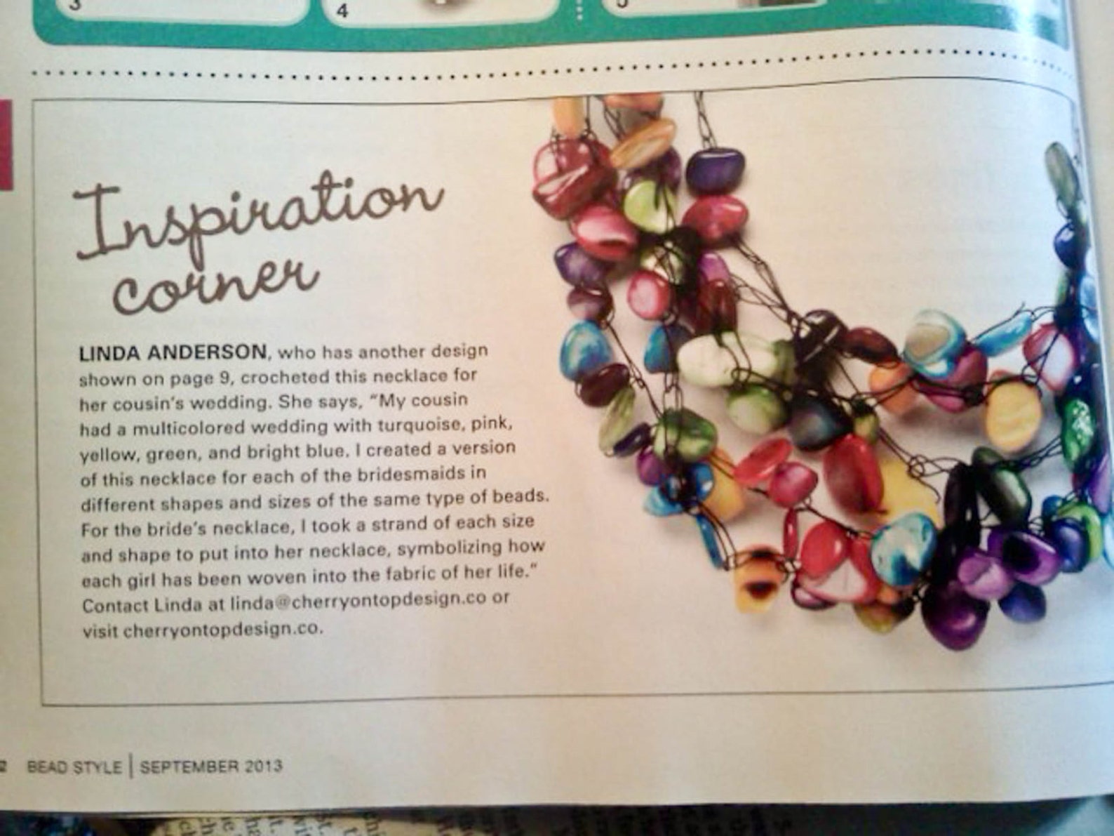 Wire Crochet Necklace Rainbow Bright Necklace Black Wire SRAJD Multi ...