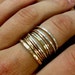 Neapolitan Bangle Bracelet Setgold Filled, Rose Gold Filled, and ...