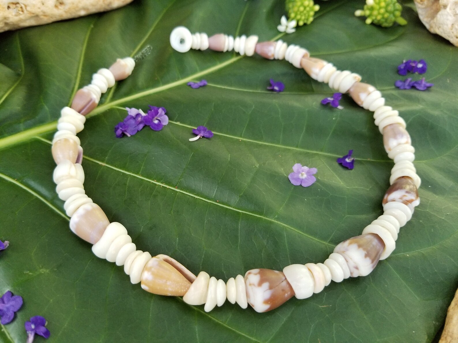 Puka Shell Necklace Puka Shell Lei Kauai Puka Shell Jewelry - Etsy