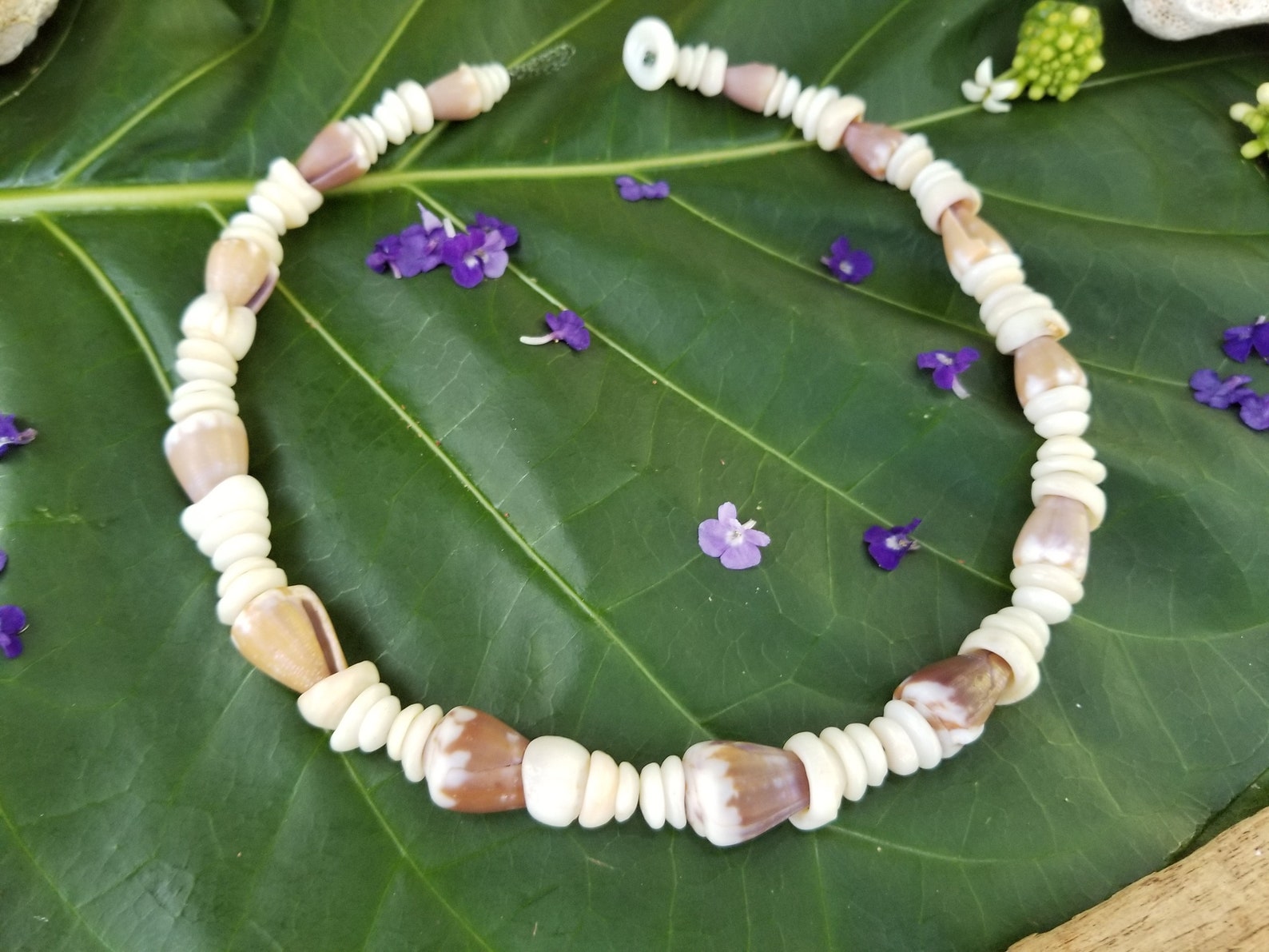 Puka Shell Necklace Puka Shell Lei Kauai Puka Shell Jewelry - Etsy