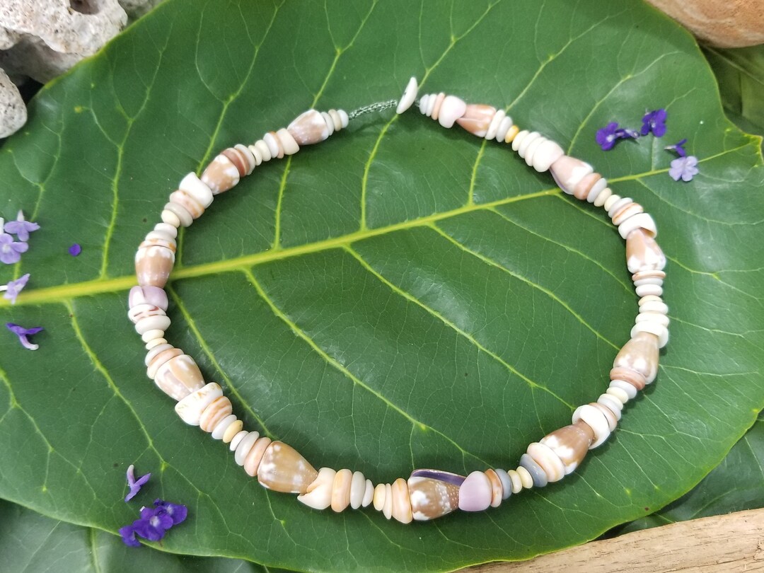Puka Shell Necklace Puka Shell Lei Kauai Puka Shell Jewelry Rare Shells ...