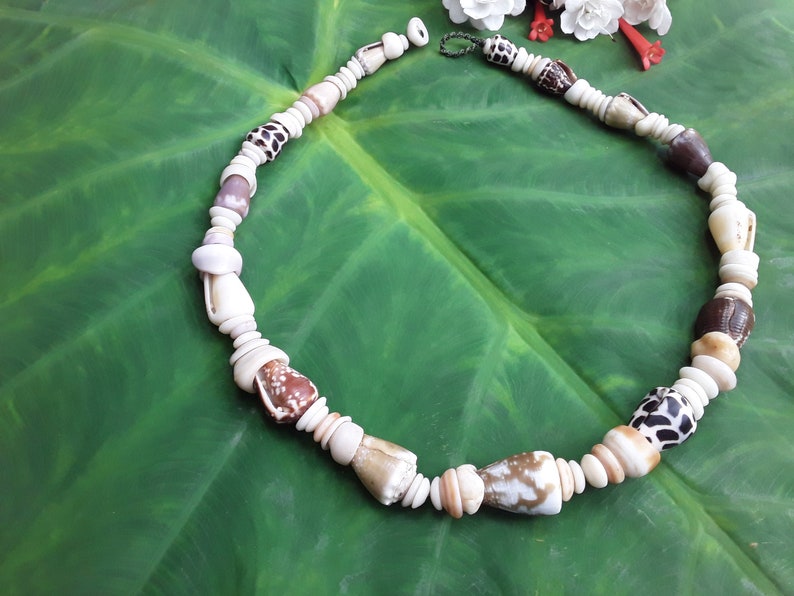 Puka Shell Lei Collar de concha Puka Conchas Kauai | Etsy